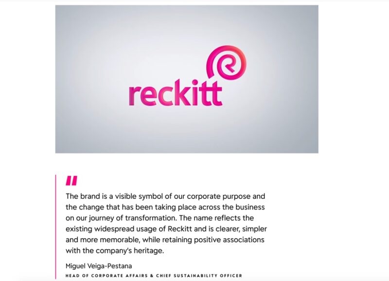 Il rebranding di Reckitt Benckiser - beautyToBusiness